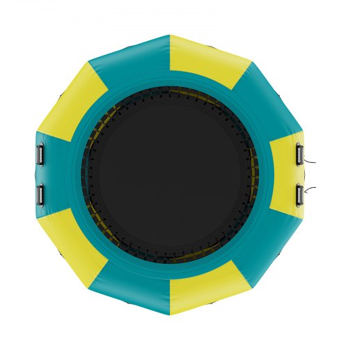 VEVOR Inflatable Water Bouncer, 10ft Recreational Water Trampoline ...