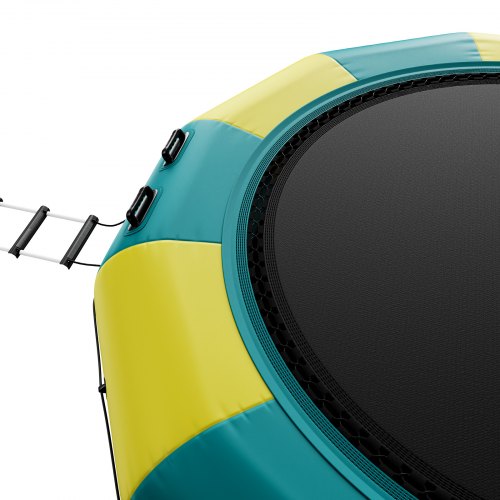 VEVOR Inflatable Water Bouncer, 13ft Recreational Water Trampoline ...