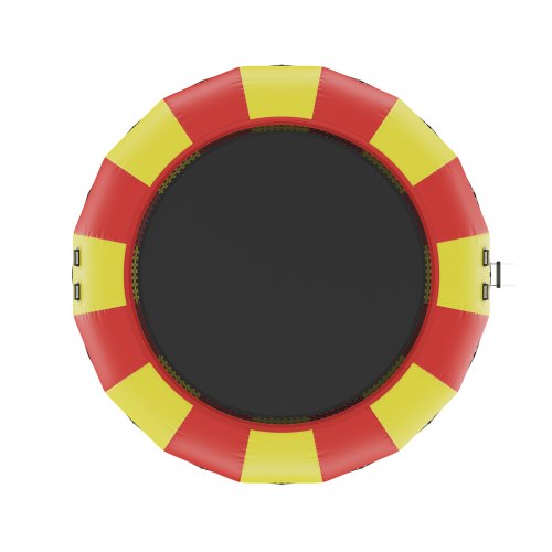 VEVOR Inflatable Water Bouncer, 17ft Recreational Water Trampoline ...