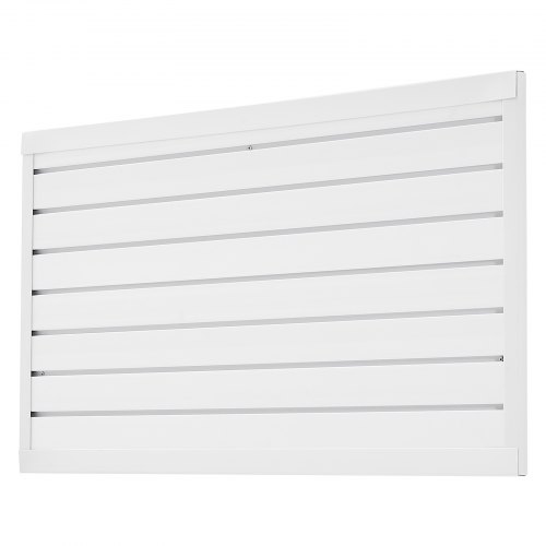 2 x 4 ft Slat Wall Paneling PVC White Garage Slatwall with Modular ...