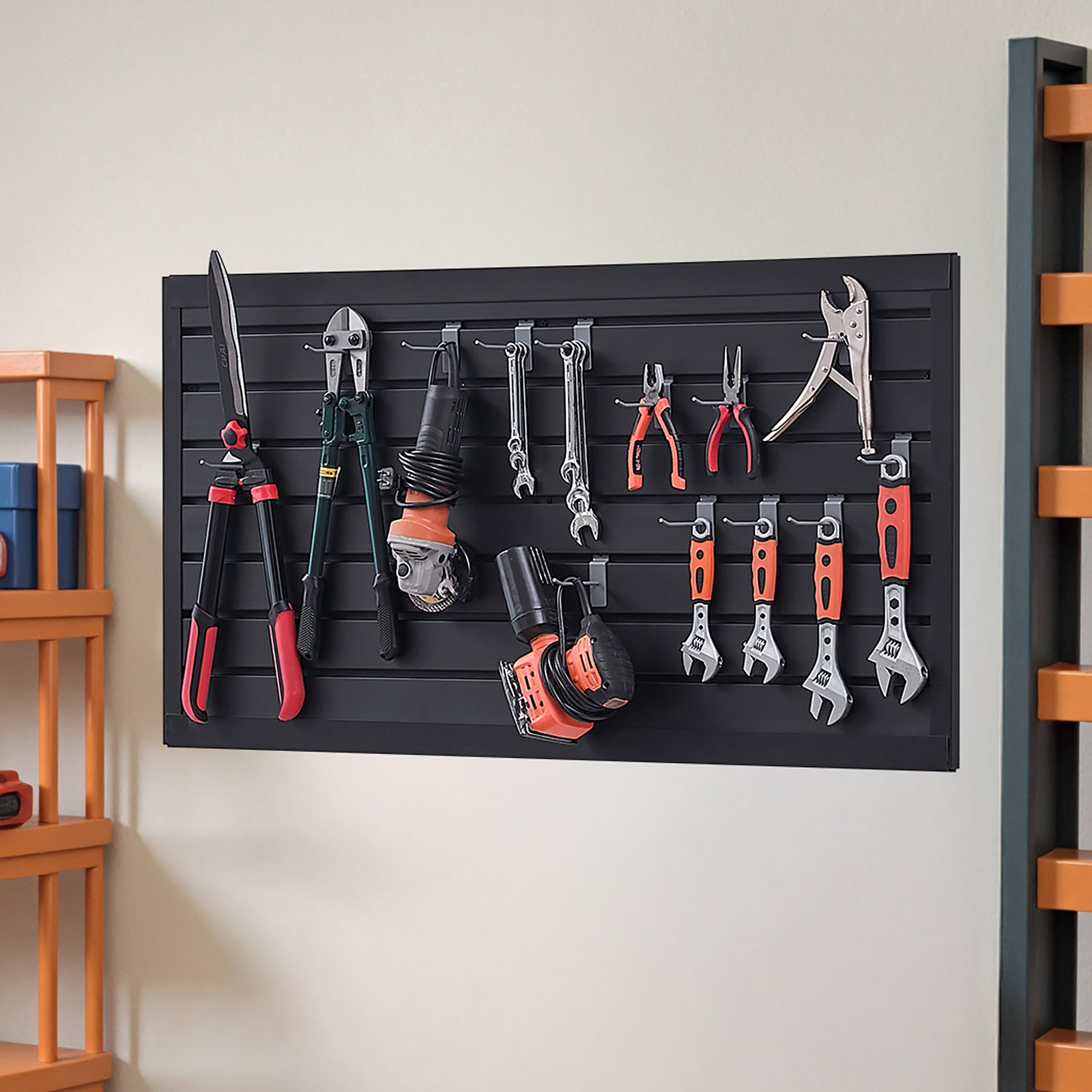VEVOR PVC Slatwall for Garage – 2x4 FT, 300LBS/4ft² Capacity