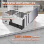 VEVOR 2-Pan Commercial Food Warmer, 2 x 12QT Electric Steam Table ...