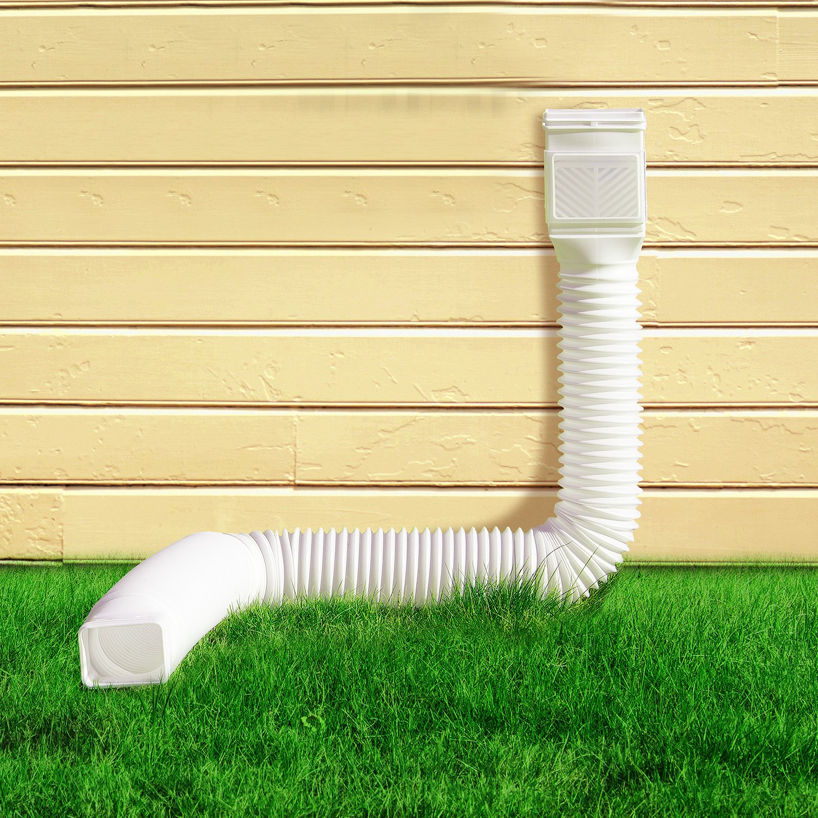 VEVOR Rain Gutter Downspout Extensions, 2-Pack Flexible Downspout ...