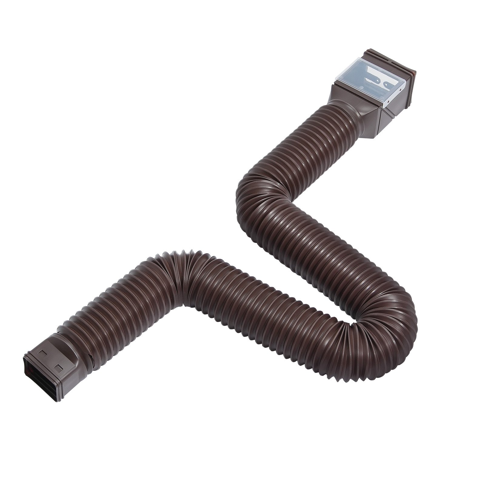 VEVOR Rain Gutter Downspout Extensions, 2-Pack Flexible Downspout ...