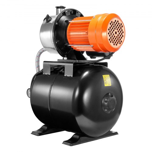 VEVOR 1HP Shallow Well Pump with Pressure Tank 1000GPH Irrigation ...