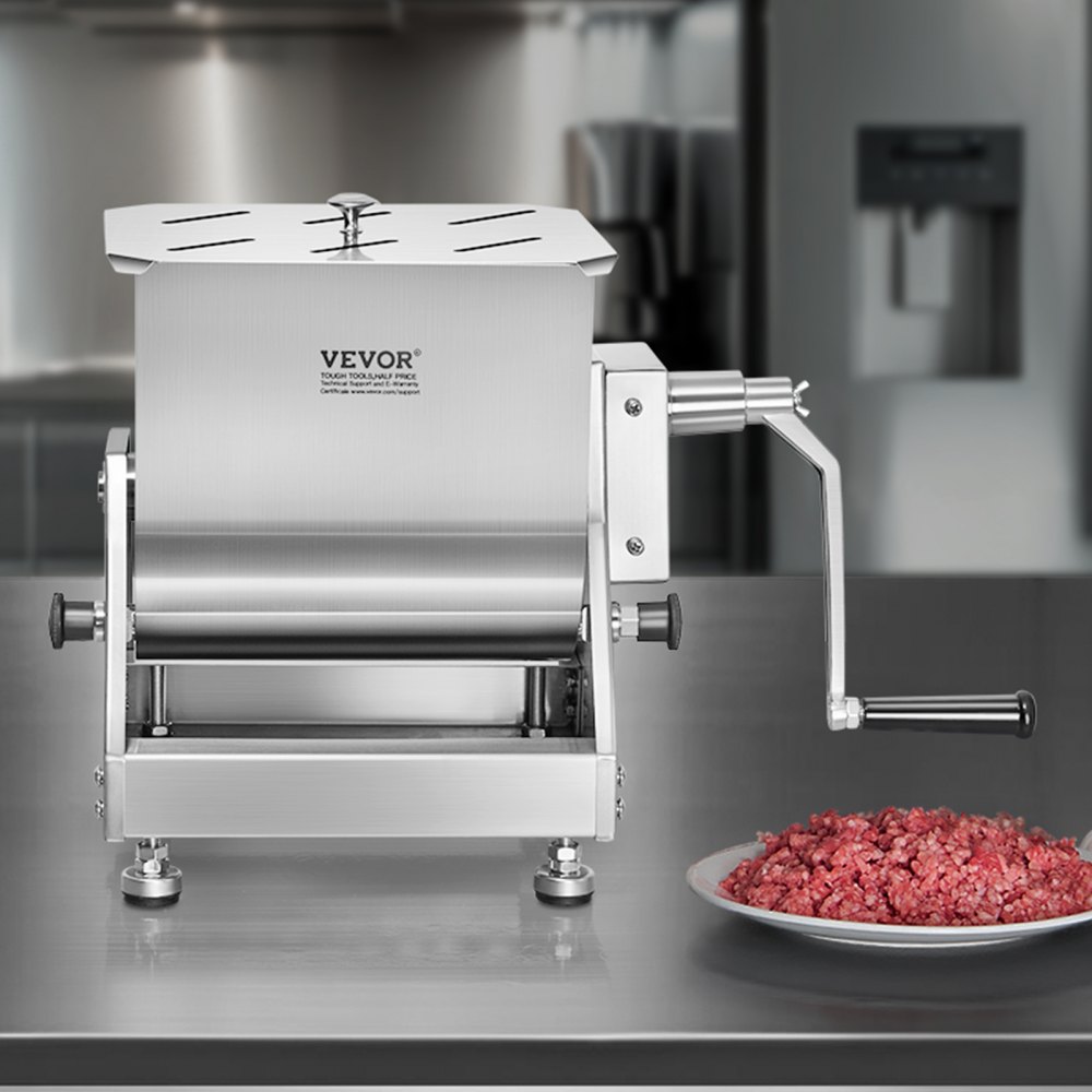 VEVOR 80 Pound Tilt Manual Meat Mixer Sausage Hand Mixer Machine ...