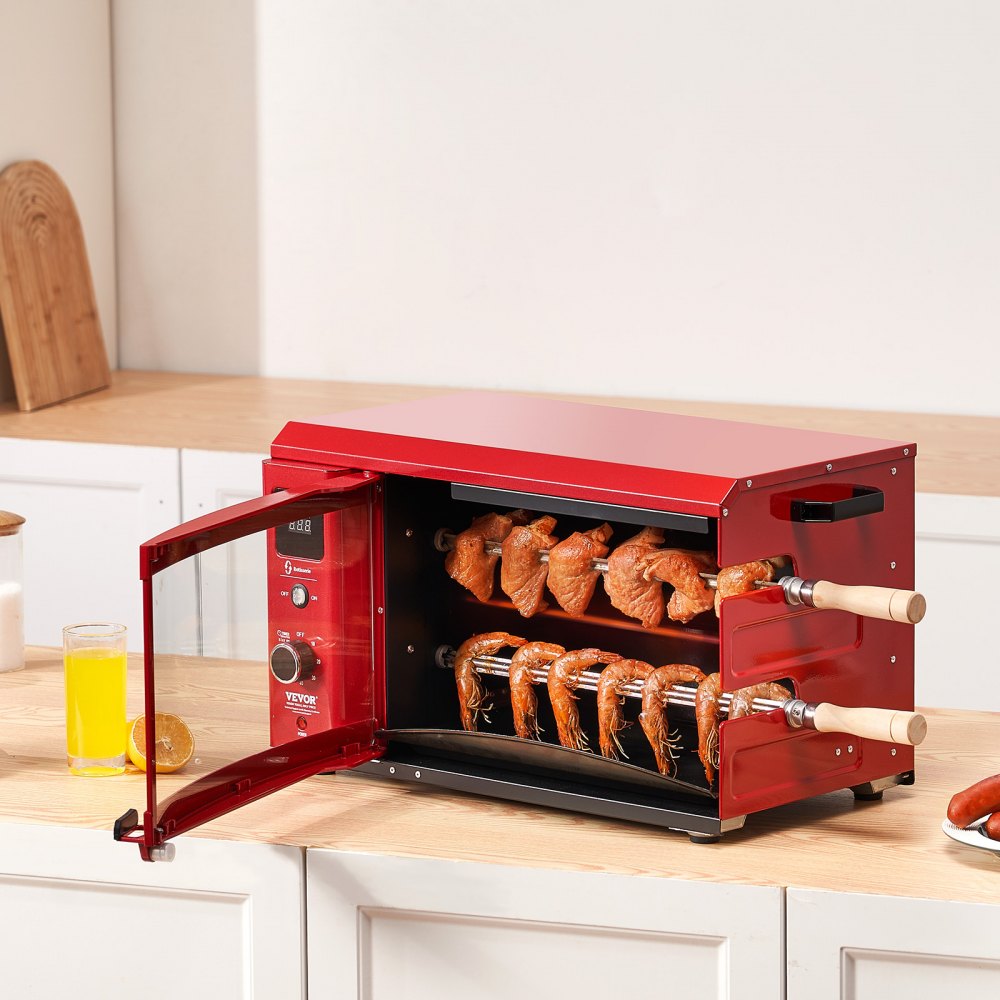 VEVOR Gyro Rotisserie Machine – 210℃, 360°Electric Grill