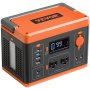VEVOR Portable Power Station Solar Generator 296Wh 300W Backup Lithium ...