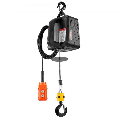 VEVOR 3-in-1 Electric Hoist Winch, 1100lbs 1500W Portable Power Winch ...