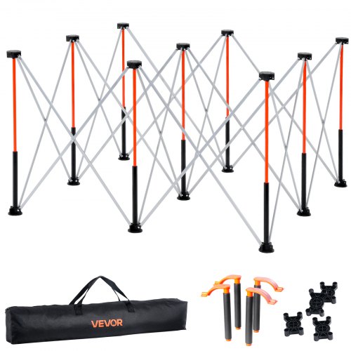 Portable Folding Workstand 4.15 x 4.15ft Collapsible Work Stand 3500lbs ...