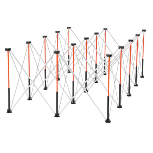 Portable Folding Workstand 8.05 x 4.13ft Collapsible Work Stand 6000lbs ...