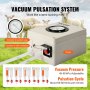 VEVOR Goat Milking Machine, 12 L 304 Stainless Steel Bucket, Electric ...
