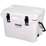 VEVOR Insulated Portable Cooler, 25 qt, Holds 25 Cans, Ice Retention ...