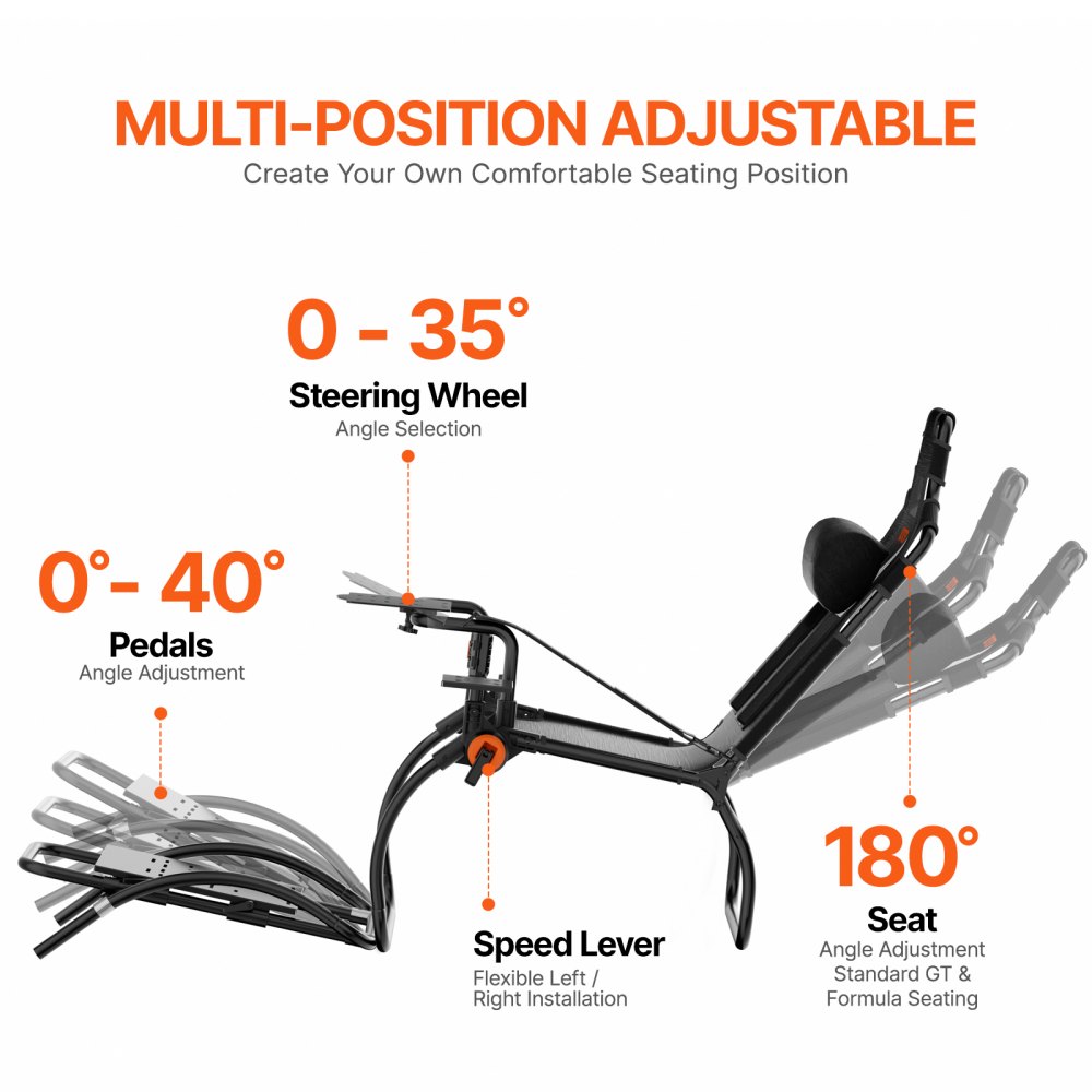 Racing Wheel Stand Foldable for Logitech G923/G920/G29 Compact | VEVOR US