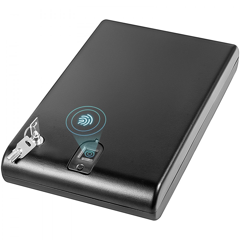 VEVOR Gun Safe for Pistols Small Handgun Lock Box with Combination Lock ...