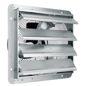 VEVOR Shutter Exhaust Fan Shop Exhaust Fan 406 mm Wall Mounted 1506 CFM ...