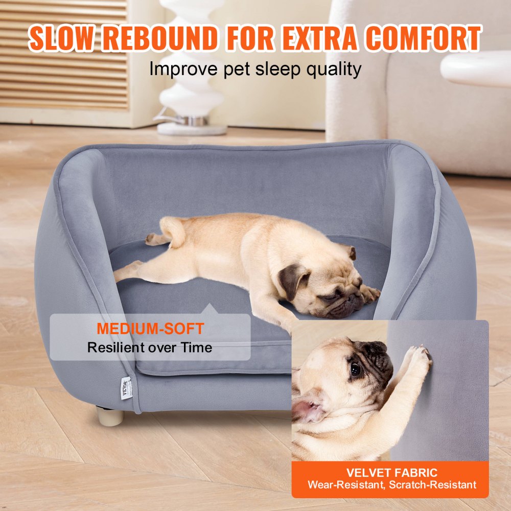 VEVOR Pet Sofa Dog Couch for Small-Sized Dogs and Cats Dog Sofa Bed 66 ...