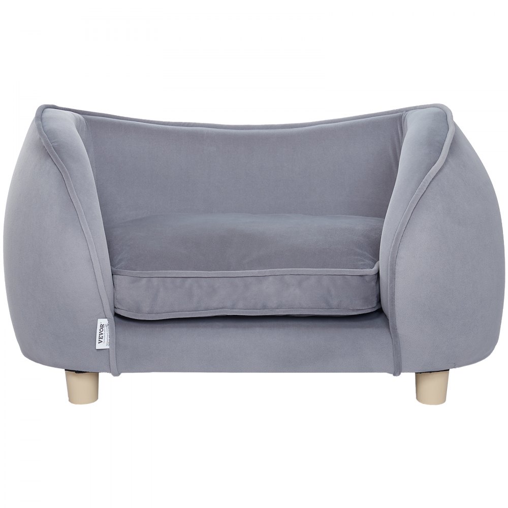 VEVOR Pet Sofa, Dog Couch for Small Dogs and Cats, Soft Velvety Dog ...