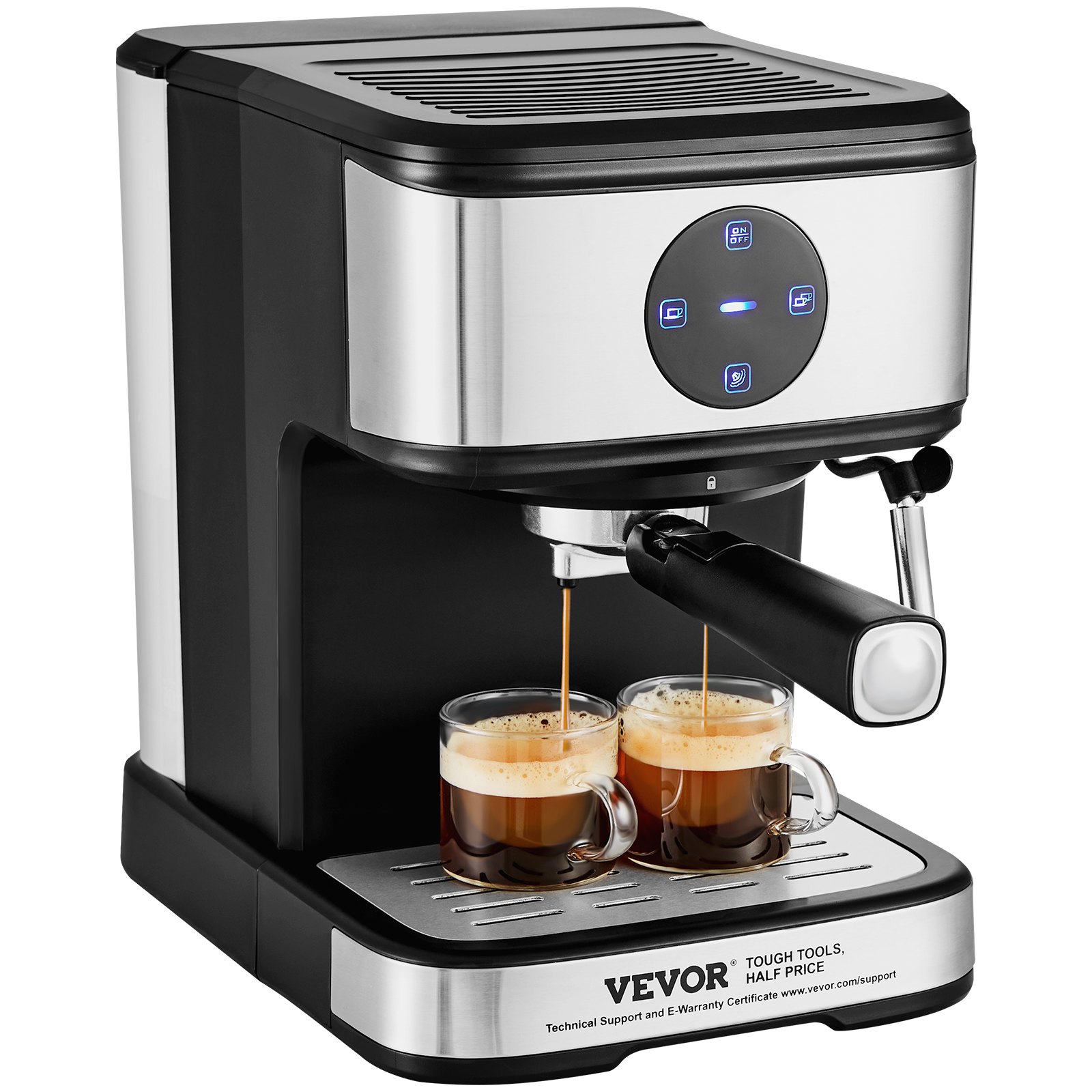 VEVOR Espresso Machine, 15 Bar Coffee and Espresso Maker with Milk ...