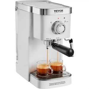 VEVOR Espresso Coffee Machine, 15Bar Semi-Automatic Espresso Maker with ...