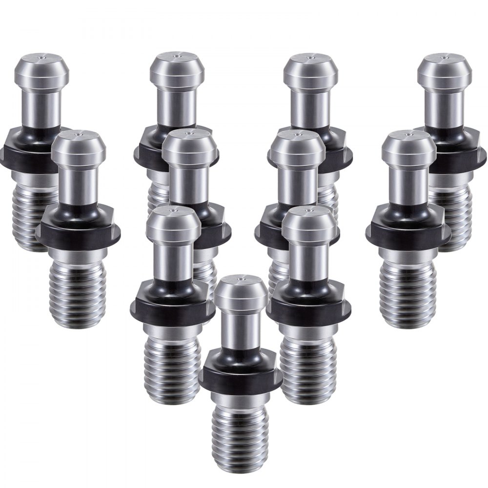 VEVOR Pull Stud, 11pcs Rigid Retention Knobs CAT 40, 45 Degree Knob ...