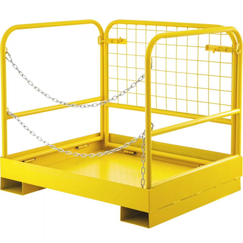 36''*29'' Forklift Work Platform Safety Cage Aerial Work Durable ...