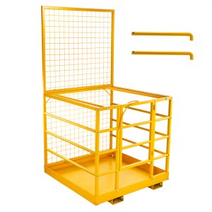 45"'x43" Forklift Work Platform Safety Cage Platform Protection Rust ...