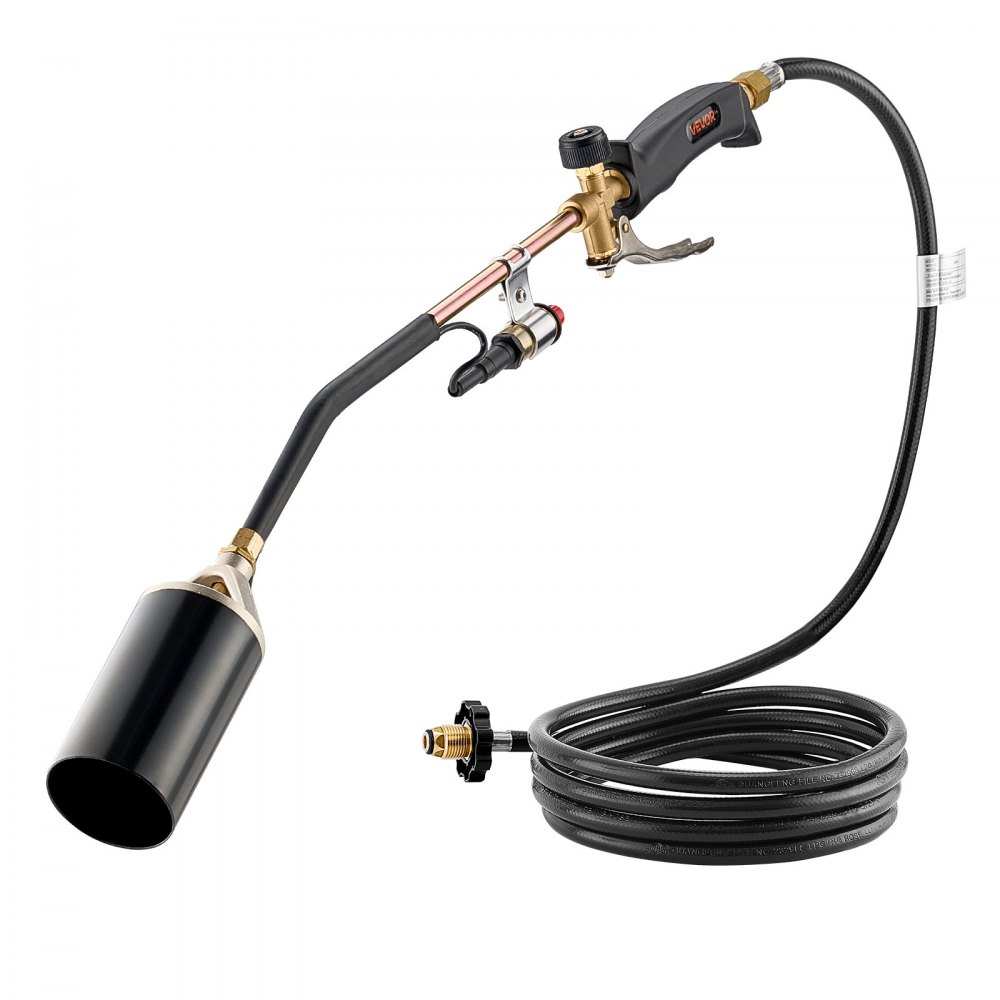 VEVOR Propane Torch Weed Burner, High Output 1,800,000 BTU with 10 ft ...