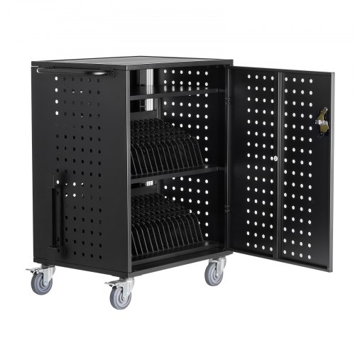 VEVOR Charging Cart, 36 Device Mobile Charging Station, Up to 15.6 in ...