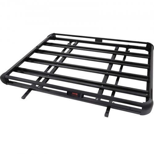 VEVOR Black Aluminium Roof Rack Basket Tray Luggage Cargo Carrier with ...