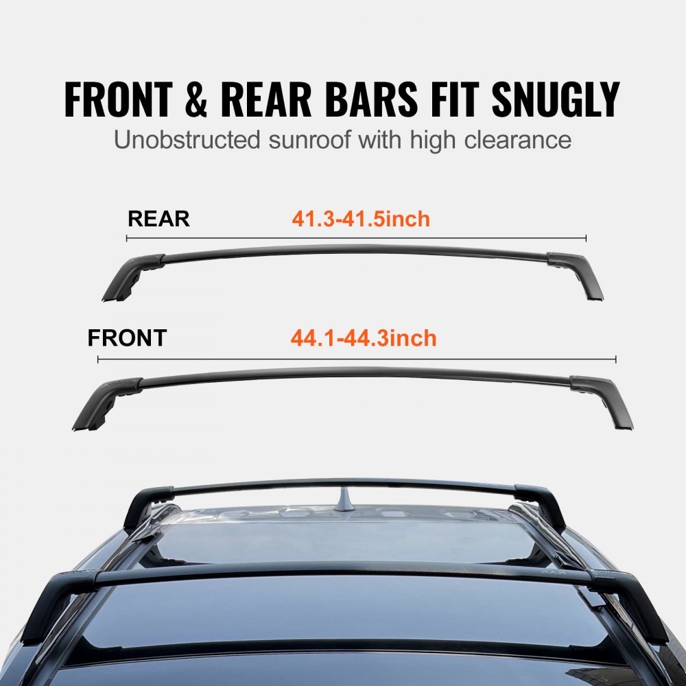 VEVOR Roof Rack Crossbar for TOYOTA RAV4 2019-2022 Aluminum with Lock 2 ...