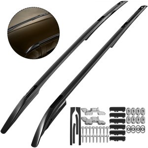 Aluminium Roof Rails Baggage Luggage Rack Side Rail Bars for Land Rover ...