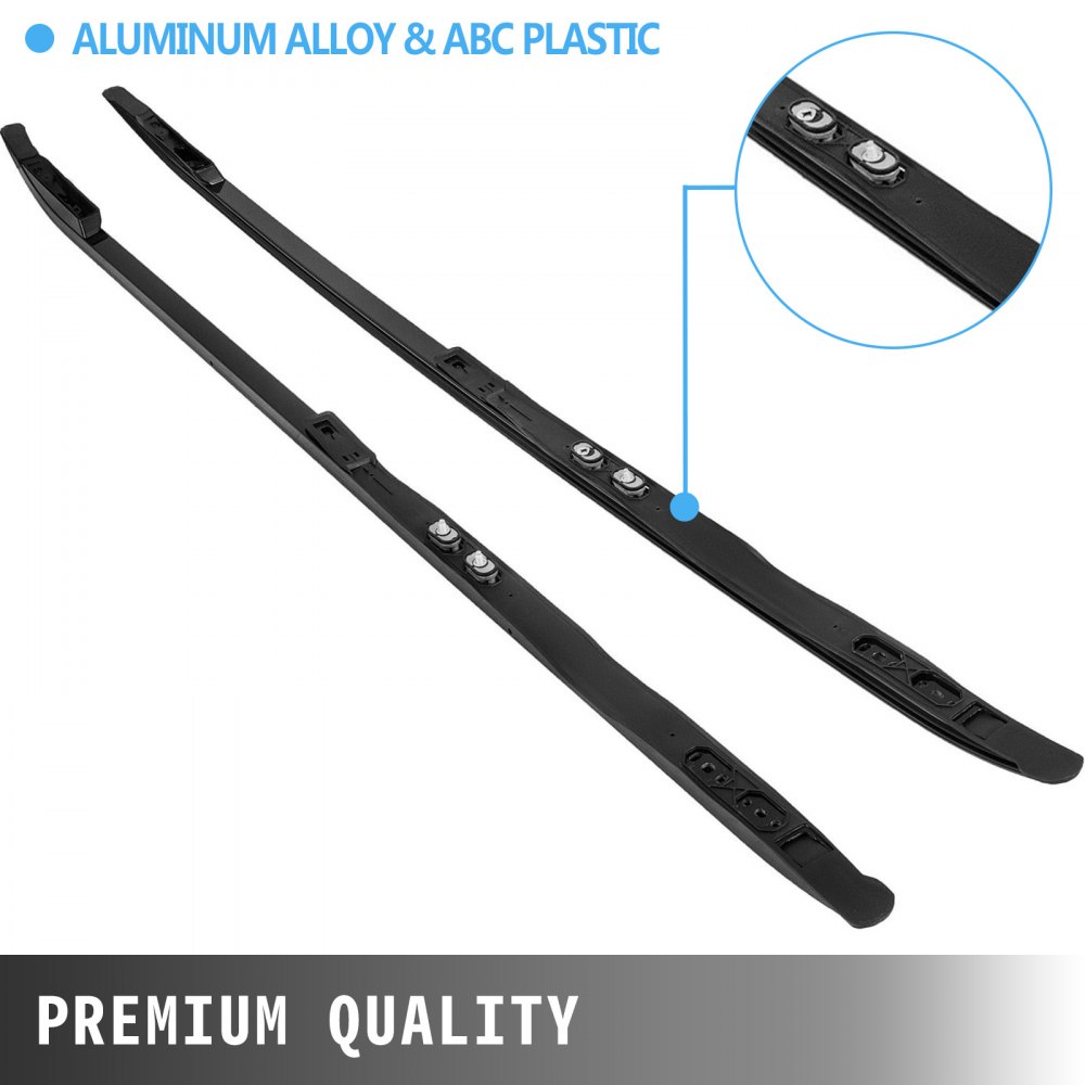 Aluminium Roof Rails Baggage Luggage Rack Side Rail Bars for Land Rover ...