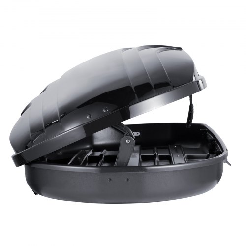VEVOR Rooftop Cargo Carrier, 11 Cubic Feet Roof Cargo Box, ABS Hard ...