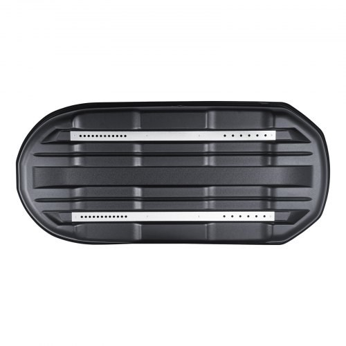 VEVOR Rooftop Cargo Carrier, 11 Cubic Feet Roof Cargo Box, ABS Hard ...