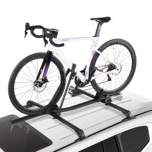 Roof Top Bike Rack Heavy Duty Car Bicycle Upright Mount Rack with Lock ...