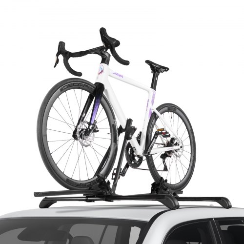 Roof Top Bike Rack Heavy Duty Car Bicycle Upright Mount Rack with Lock ...