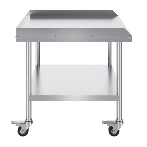 VEVOR Stainless Steel Work Table, 30 x 36 x 30 Inch Commercial Food ...