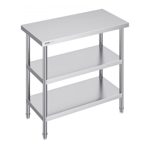 VEVOR Stainless Steel Tables - Durable & Versatile Solutions