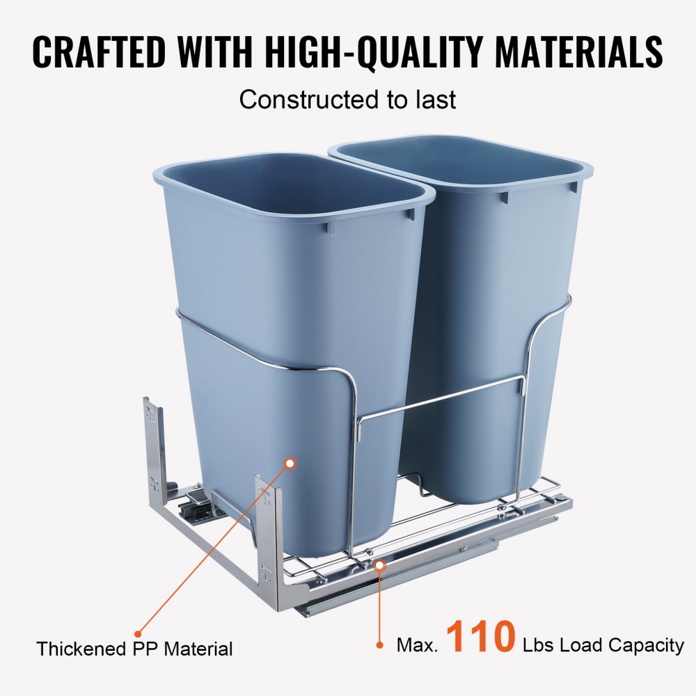 Pull Out Trash Can Mounting Kit