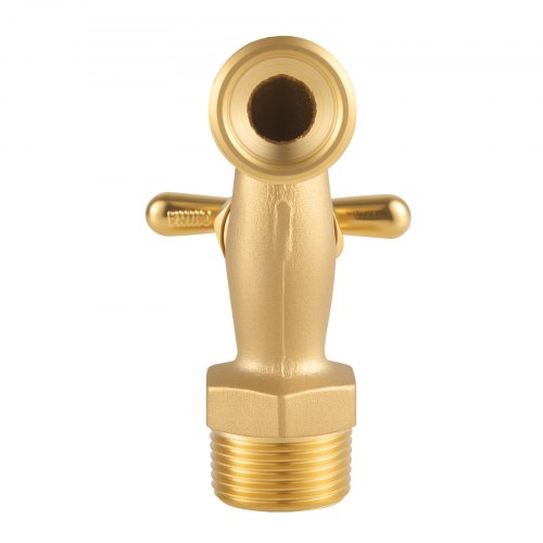 Hose Bibb 3/4" MIP x 3/4" MHT Connection Brass Outdoor Water Faucet ...