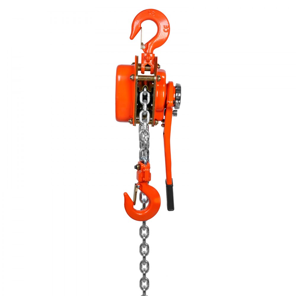 VEVOR Manual Lever Chain Hoist, 3 Ton 6600 lbs Capacity 10 FT Come ...