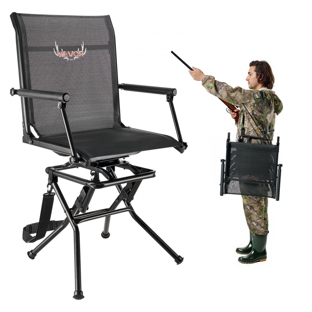 VEVOR 360 Hunting Chair – 20.5 x 20.9 x 36.6 in, Foldable