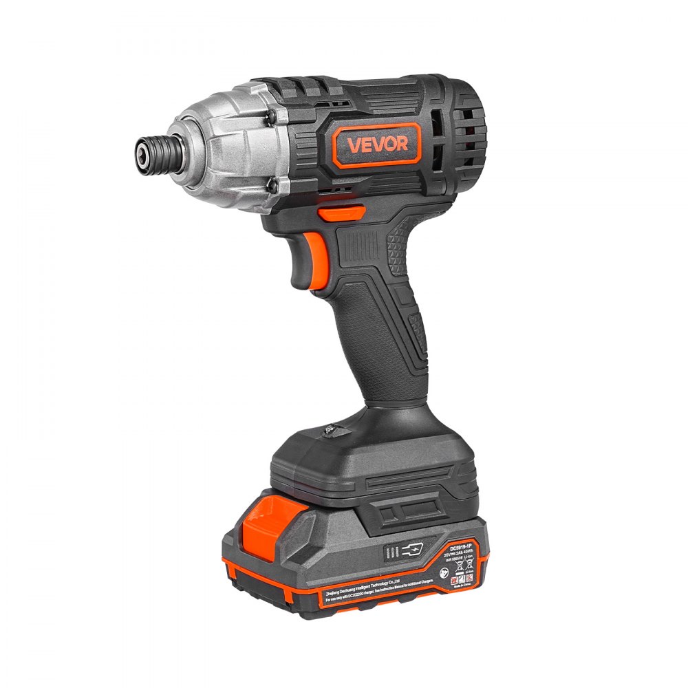 VEVOR Impact Driver, 1/4 Inch, 2800 RPM Max Speed, 20 V Powerful Motor ...
