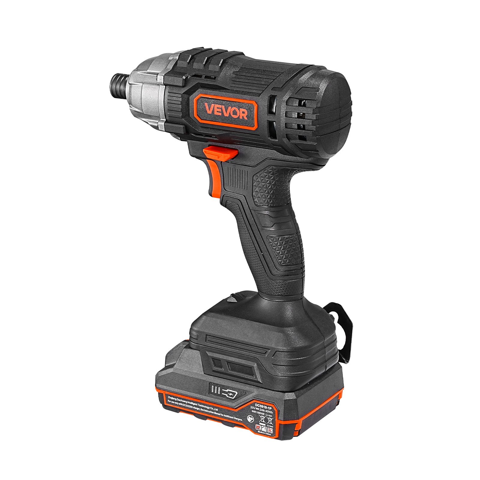 VEVOR Impact Driver, 1/4 Inch, 2800 RPM Max Speed, 20 V Powerful Motor ...