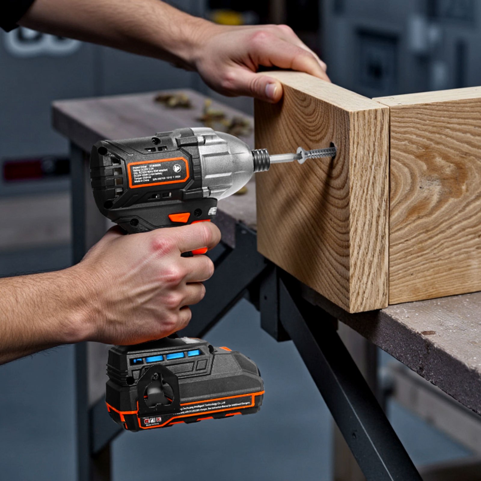 VEVOR Brushless Motor Impact Driver – 20V, 1/4", 2800 RPM