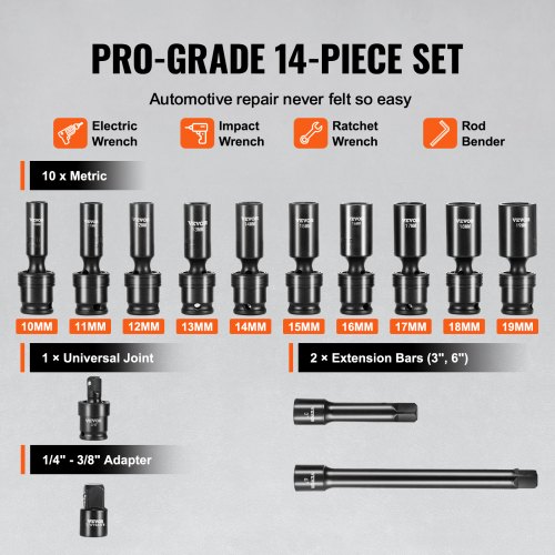 Shop the Best Selection of swivel socket set Products | VEVOR US