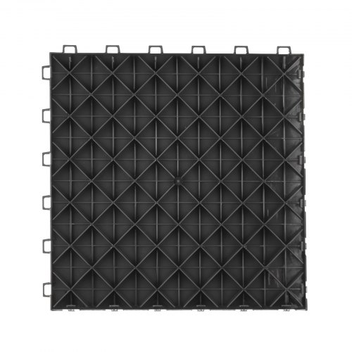 VEVOR Garage Tiles Interlocking, 12 x 12 x 0.53 inch 50 Pack Garage ...