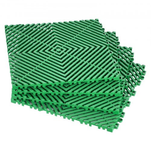 VEVOR Interlocking Drainage Mat, 10” x 10” Modular Interlocking Cushion ...