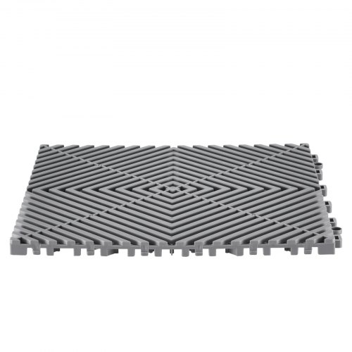 VEVOR Interlocking Drainage Mat, 12” x 12” Modular Interlocking Cushion ...